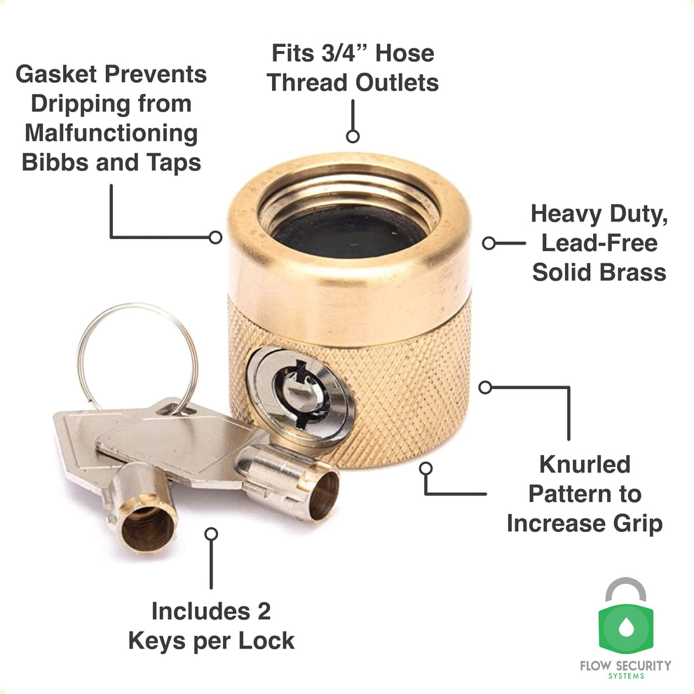 Commercial Hose Bib Lock Devices & Keyed Faucets - Flow Security Systems