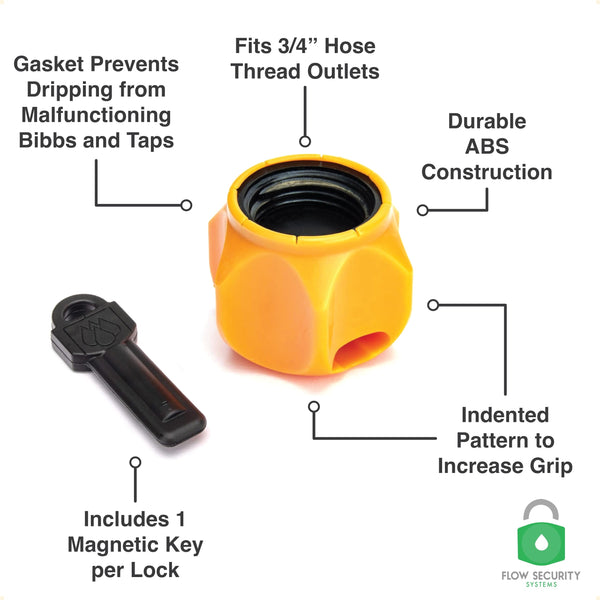Outdoor Faucet & Hose Bib Locks - Flow Security Systems