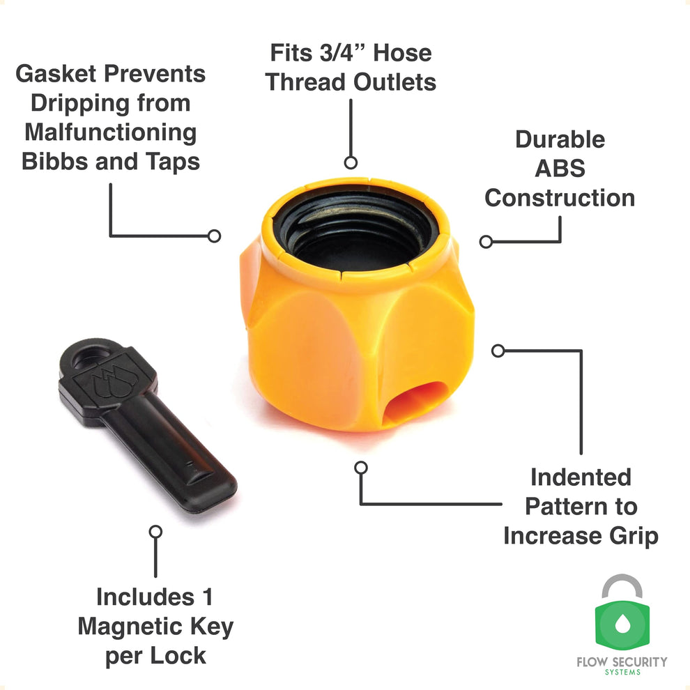 Outdoor Faucet & Hose Bib Locks - Flow Security Systems